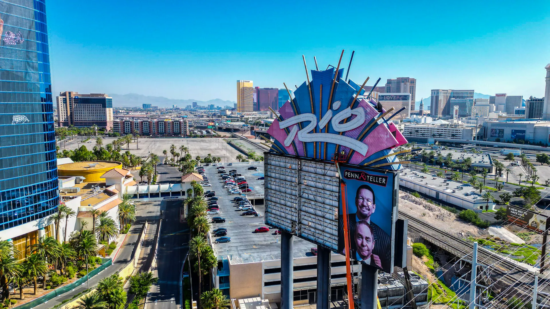 Iconic Rio Marquees Start Full Renovation - Rio Las Vegas