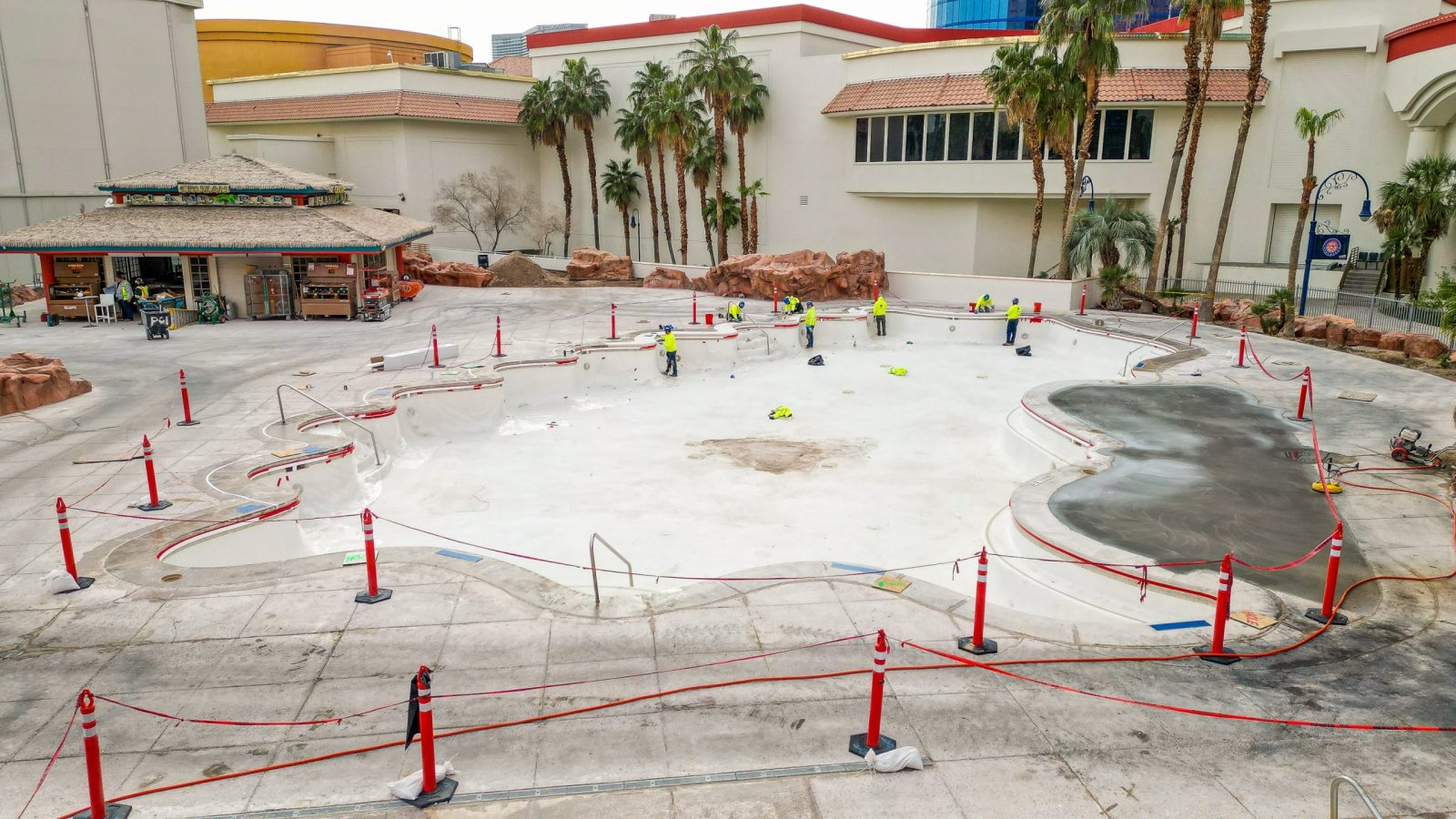 Rio Pool Refresh Underway - Rio Las Vegas